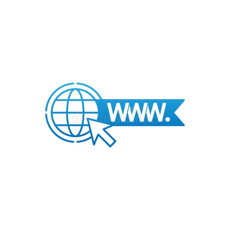 Website Icon Vector Design Illustration. Website WWW Icon. Website ...