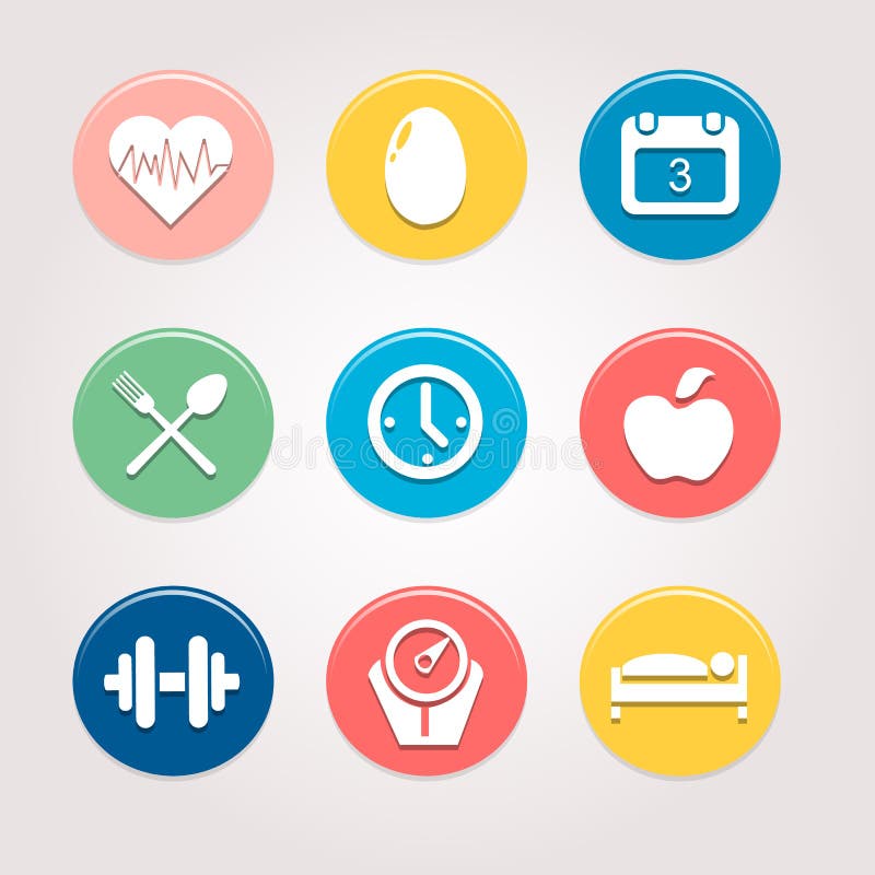 Website Icons Set Great for Any Use. Vector EPS10 Stock Illustration ...