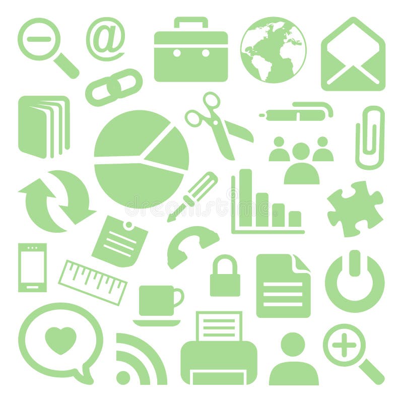 Website Icons Set Great for Any Use. Vector EPS10 Stock Vector ...