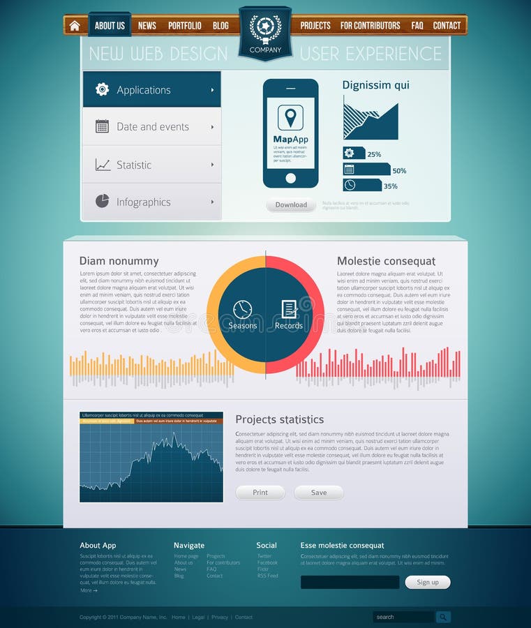 Info graphic element stock vector. Illustration of chart - 26964759