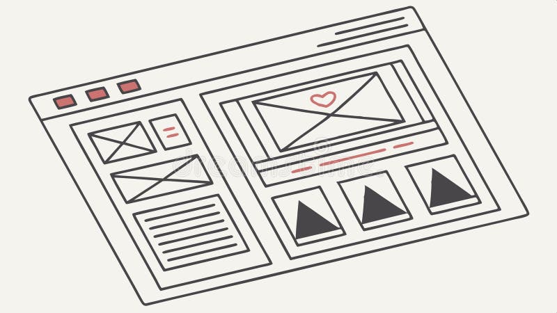 Website Interface Mockup, Web Design Template, Layout, Digital Ui ...