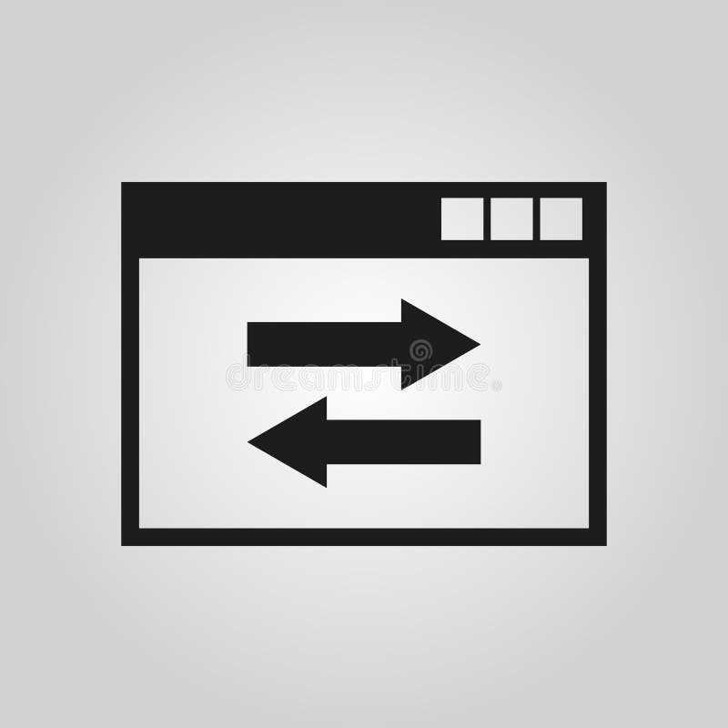 The Website Link Icon. WWW and Browser, Development, Seo Symbol. UI ...