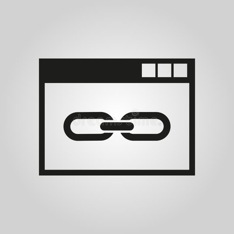 The Website Link Icon. WWW and Browser, Development, Seo Symbol. UI ...