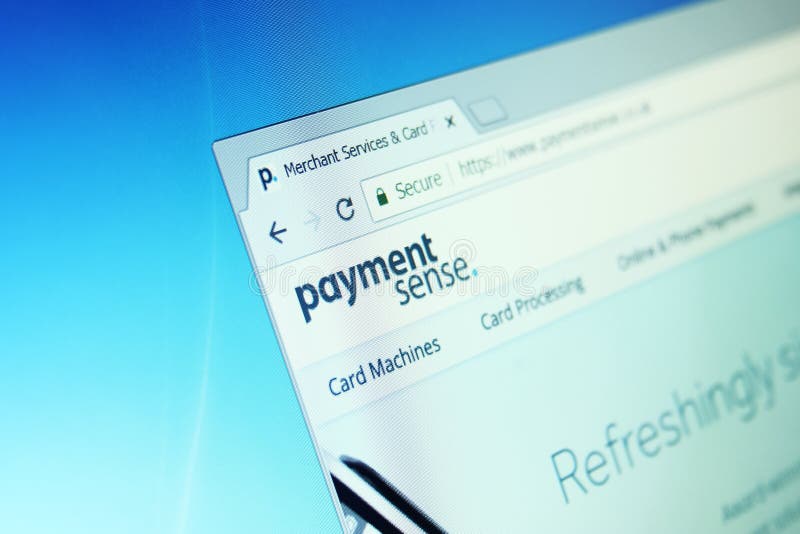 Paymentsense Payment System Logo Editorial Stock Image - Image of ...