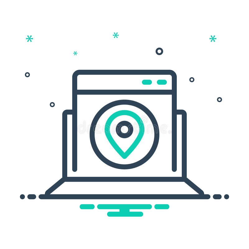 Mix Icon for Website Map, Direction and Marker Stock Vector ...