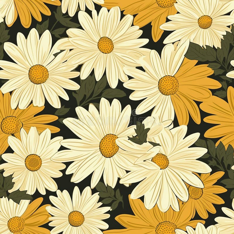 Website Mockup Daisy Illustration for Creative Vision Stock ...