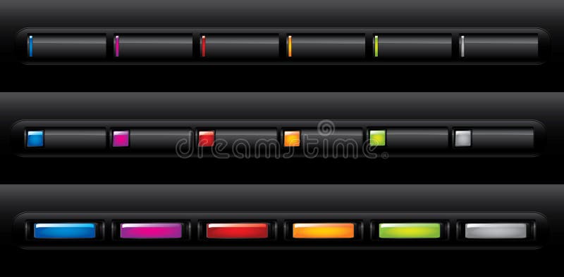 Website navigation buttons stock illustration. Illustration of vertical ...