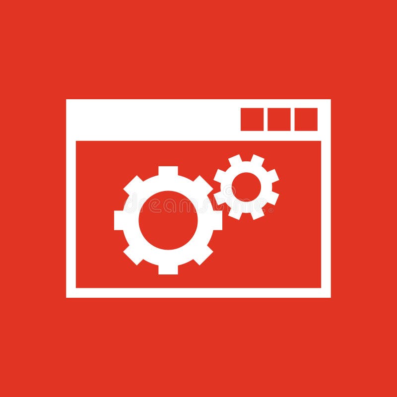 The Website Optimization Icon. WWW and Browser, Development, Seo ...