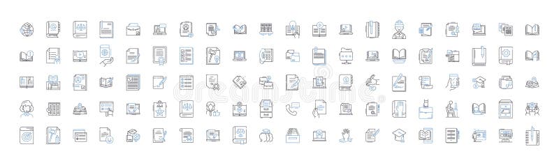 Website Line Icons Collection. User-friendly, Responsive, Dynamic ...