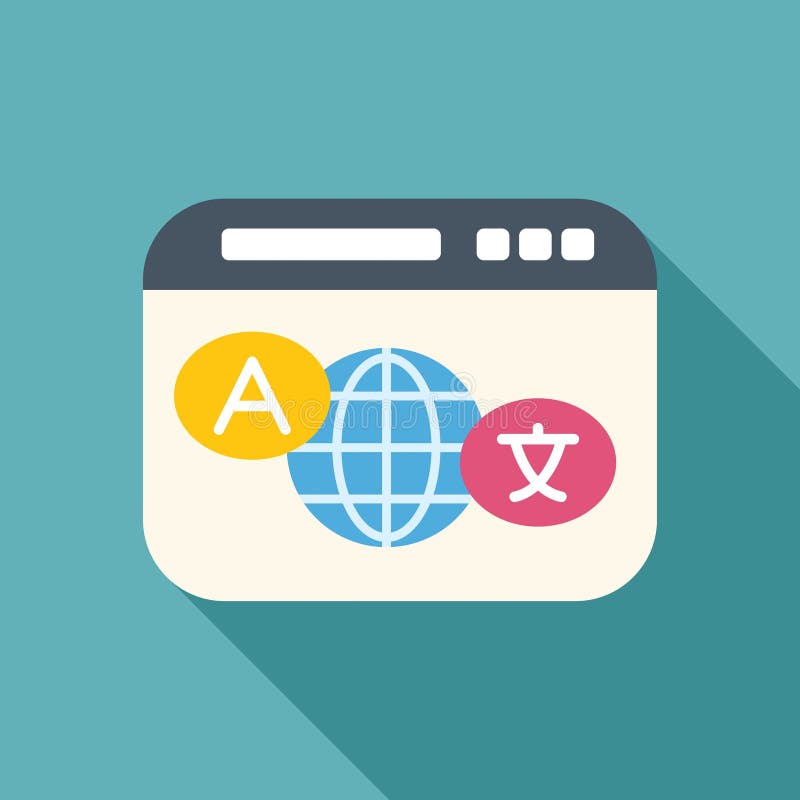Website Page Showing Different Languages Around the World with Globe ...