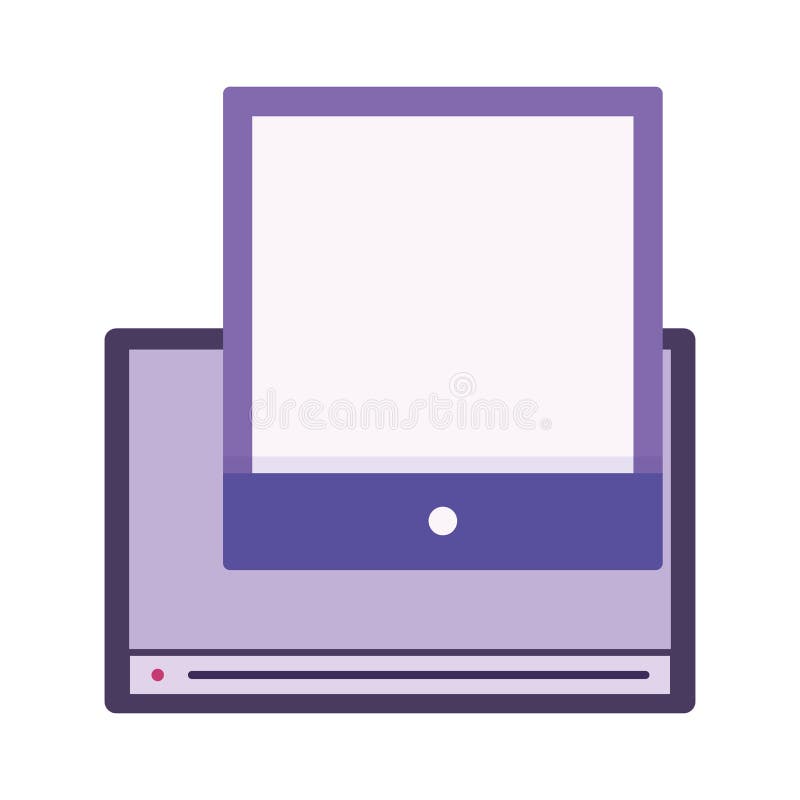 Website Page Technology Digital Isolated Icon Design Stock Vector ...