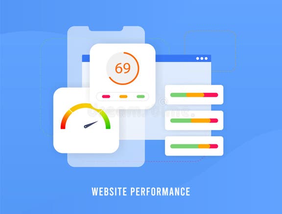 Website Performance Optimization Concept. Enhance Web Page Speed for ...