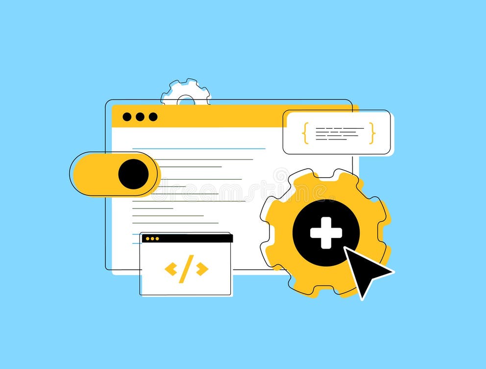 Customization Plugin Stock Illustrations – 45 Customization Plugin ...