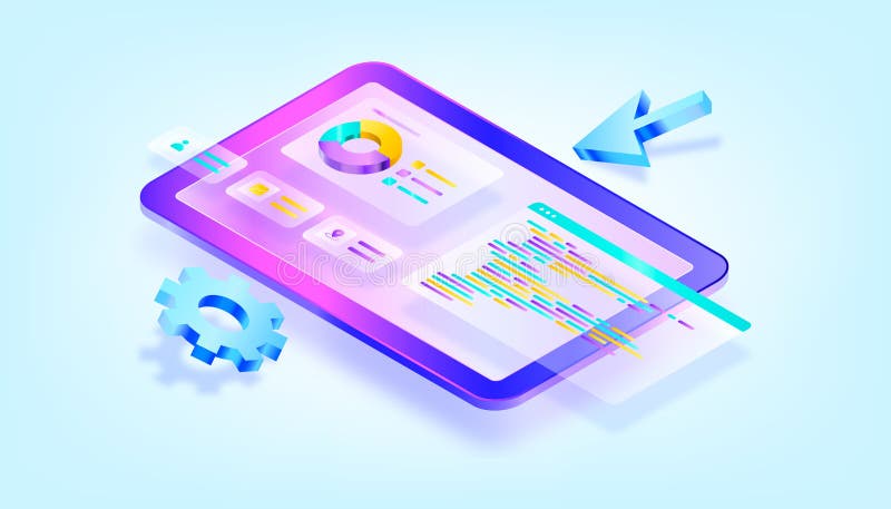 Website Programming Management Stock Vector - Illustration of design, icons: 34326342