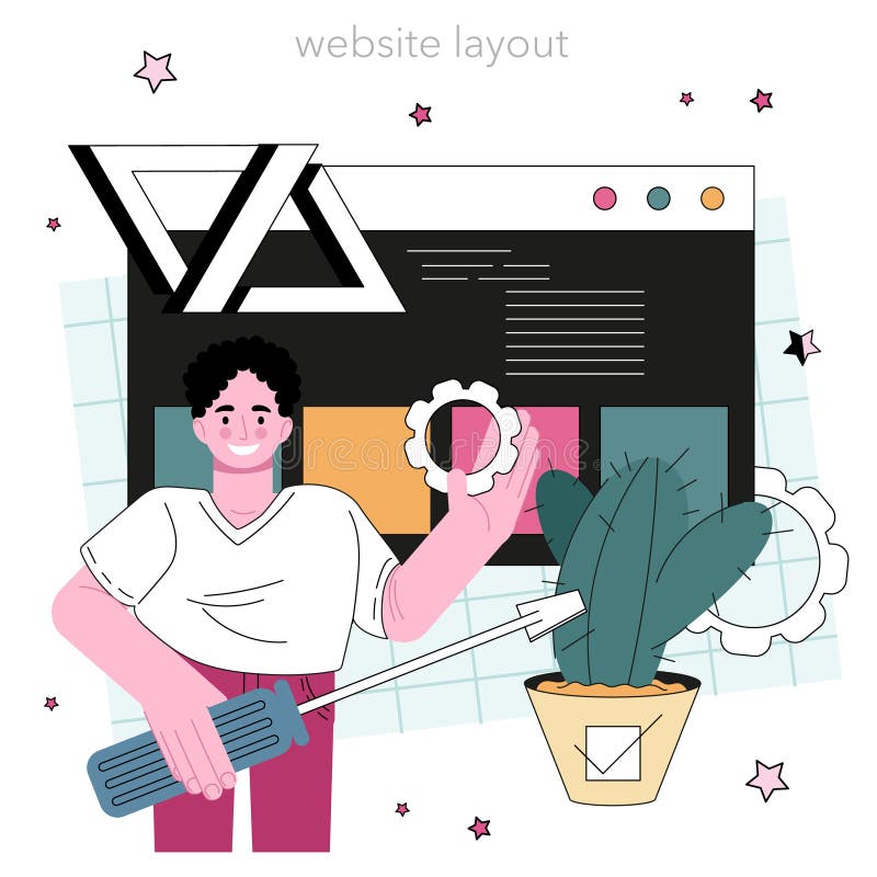 Website Modification Stock Illustrations – 593 Website Modification ...