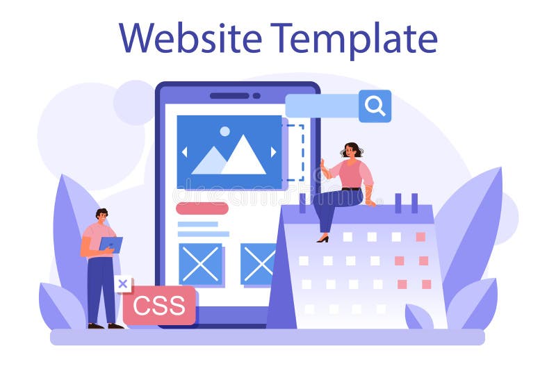 Website Prototyping. Web Page Modeling, Interface Development Stock ...