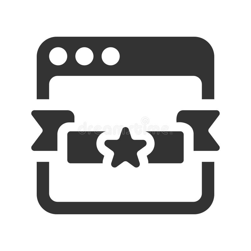 Website Ranking Icon stock vector. Illustration of symbol - 328881516