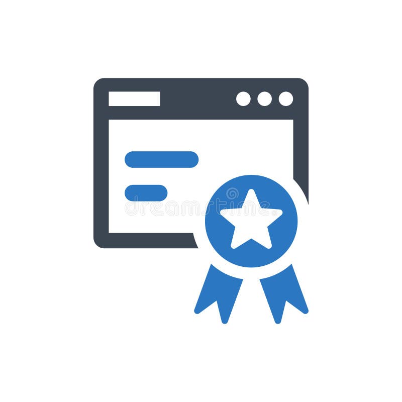 Website ranking icon stock vector. Illustration of webpage - 217599488