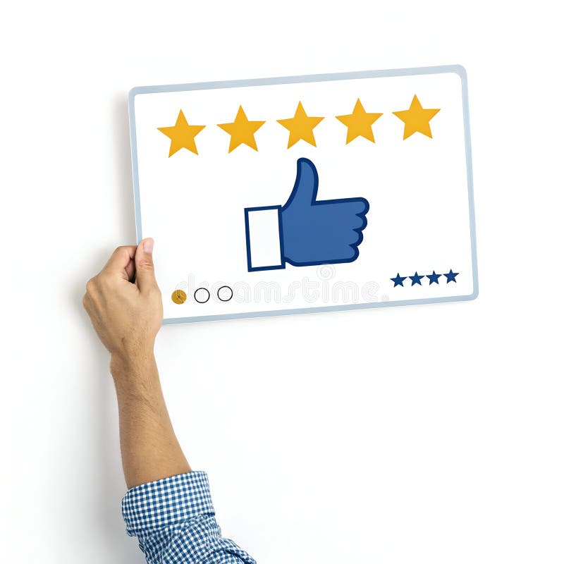 Website Rating Illustration Isolated on White Background Stock ...