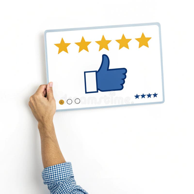 Website Rating Illustration Isolated on White Background Stock ...