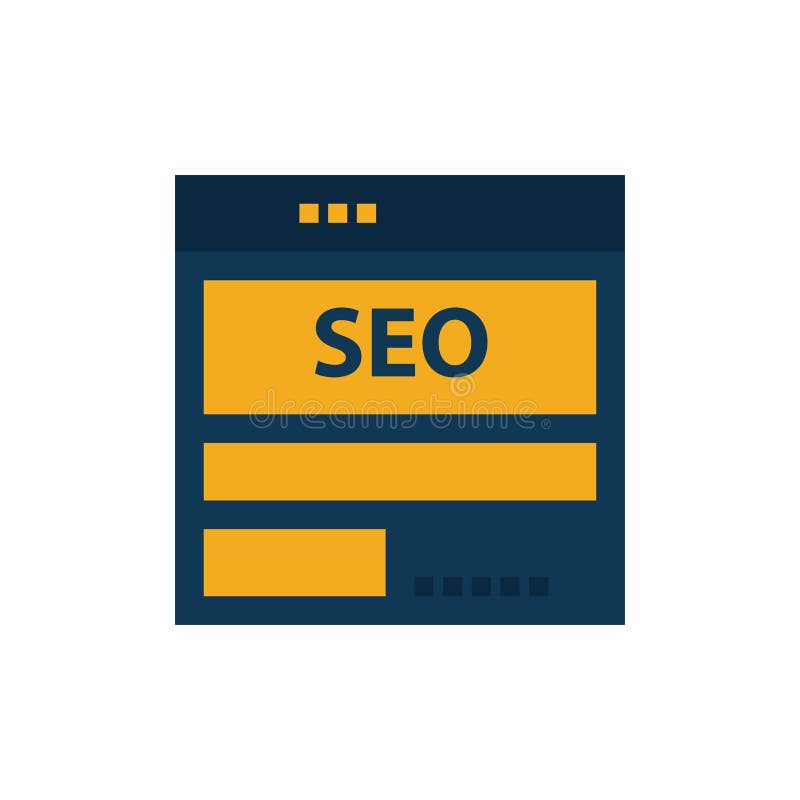 Website Server Data Hosting Seo Tech Flat Color Icon Vector Icon