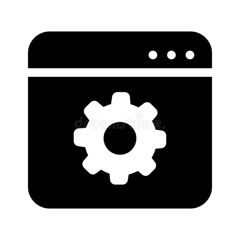 Website Setting stock vector. Illustration of development - 340085908