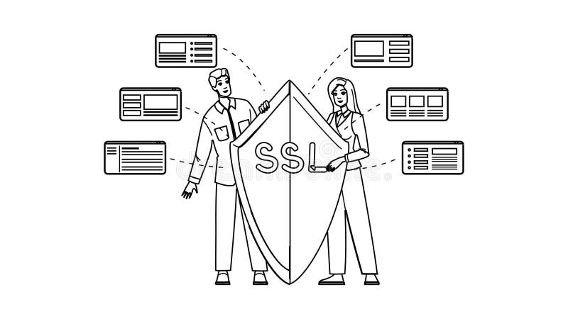 Sockets Layer Certificate Stock Illustrations 131 Sockets Layer Certificate Stock