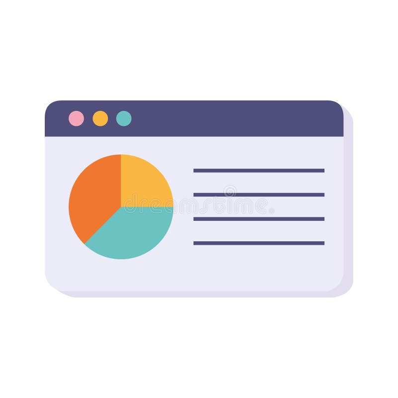 Statistics Chart Showing Various Visualization Graphs Stock Vector