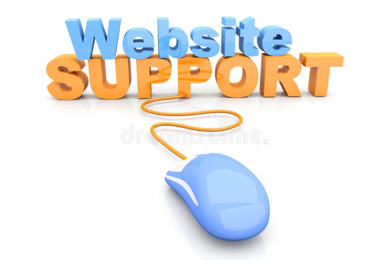 Website support stock illustration. Illustration of graphic - 31666614