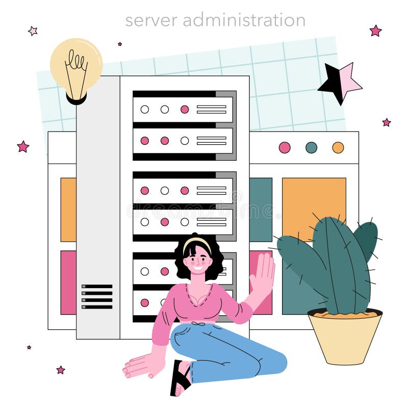 Website Technical Support Concept. Idea of Web Page Hosting Stock ...