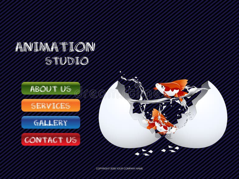 Website template stock vector. Illustration of hatching - 15983147