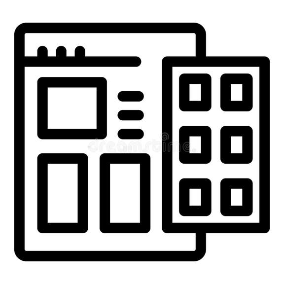 Website Template Being Customized Using Drag and Drop Interface Stock ...