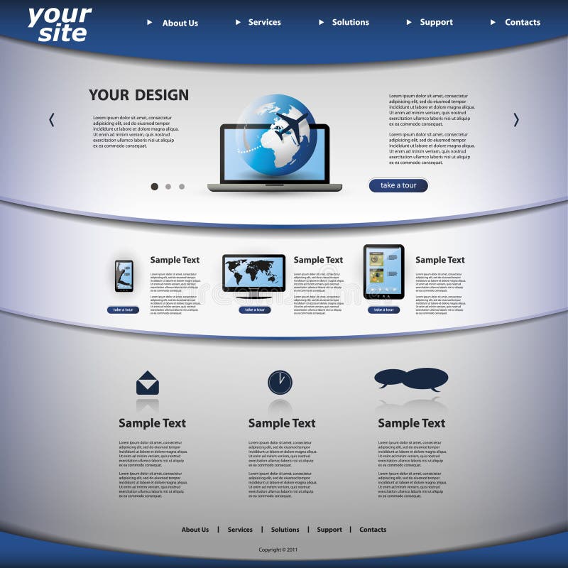 Webstore Template Stock Illustrations – 55 Webstore Template Stock ...