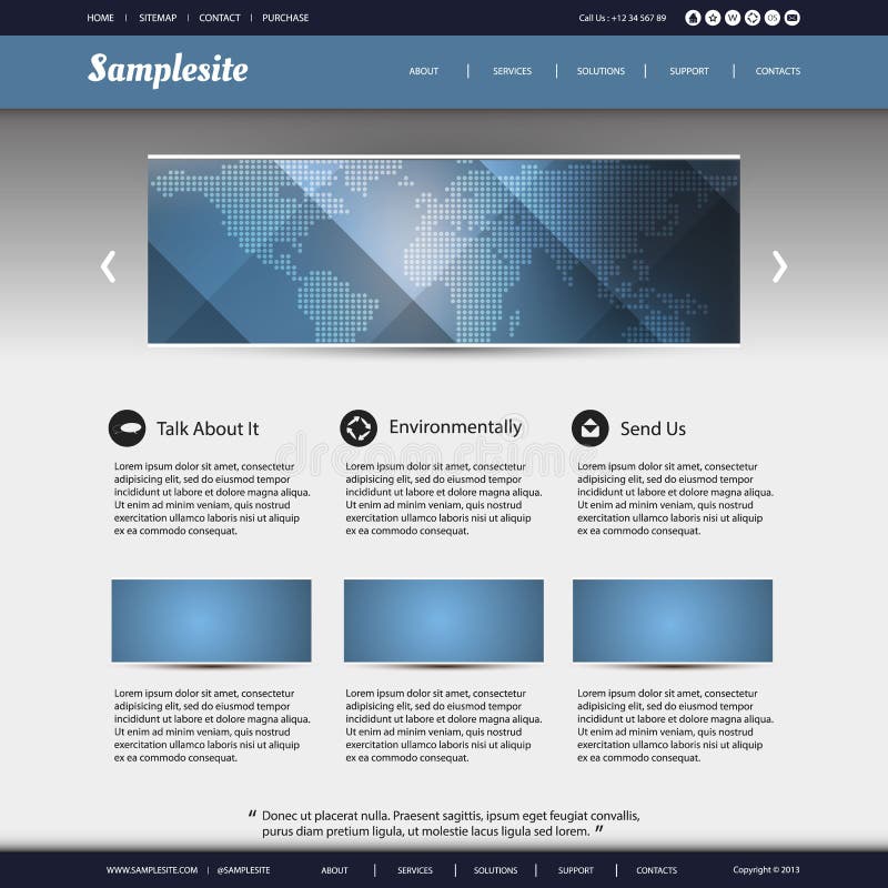 Blue Round Web Buttons [4] stock illustration. Illustration of glossy ...