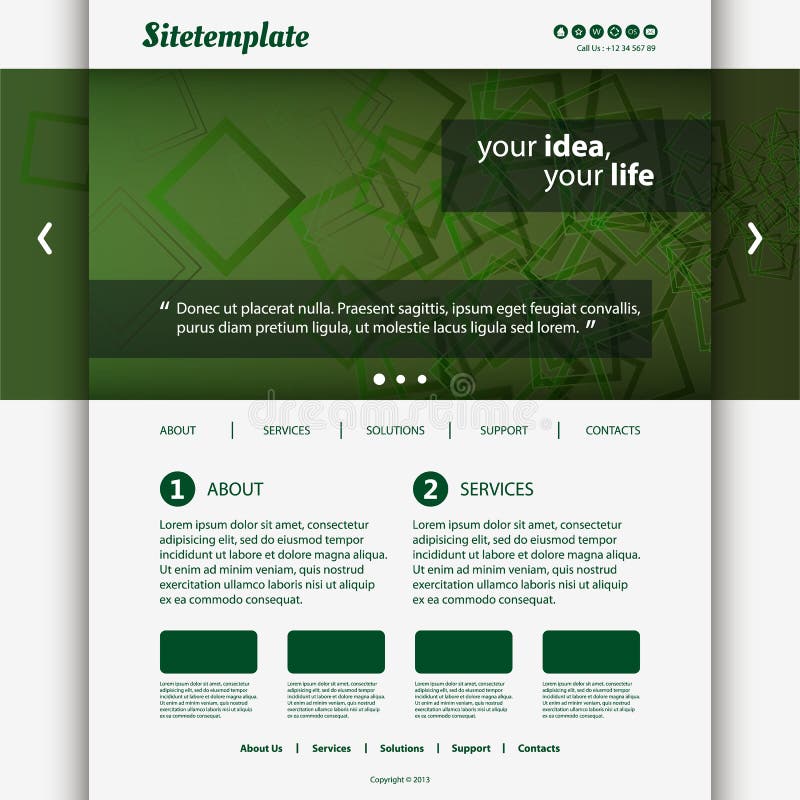 Green Header or Banner, Poster and Template Design Decorated with ...