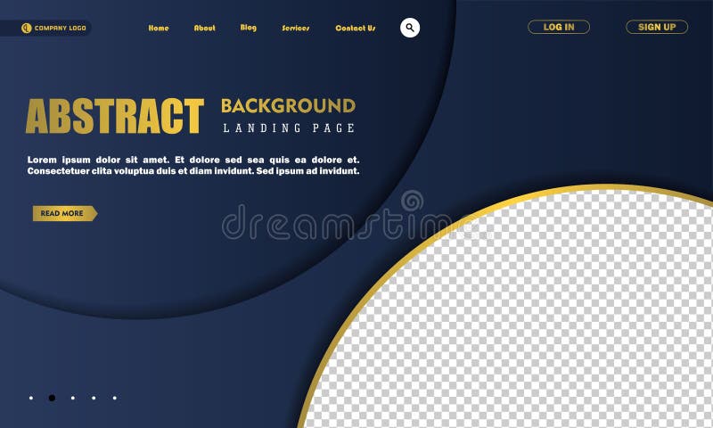 Website Template Design. Vector Illustration Concept of Web Page Design ...