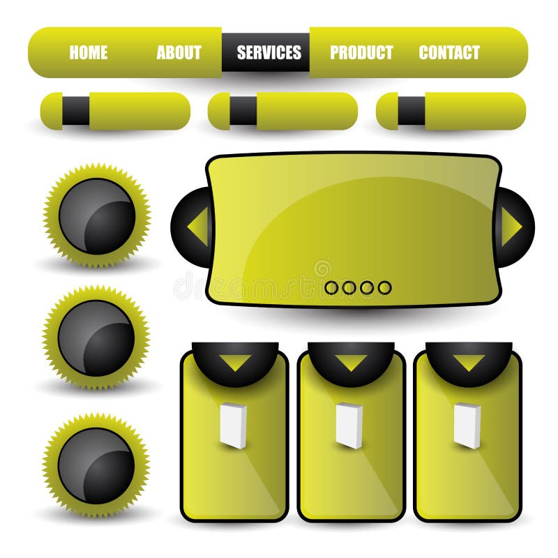 Website Templete.Vecotor.Eps10 Stock Vector - Illustration of ...