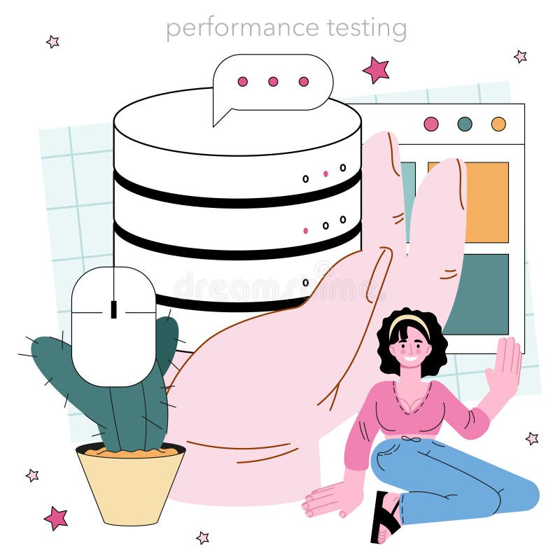 Website Testing Concept Code Testing And Debugging Stock Vector Illustration Of Coding
