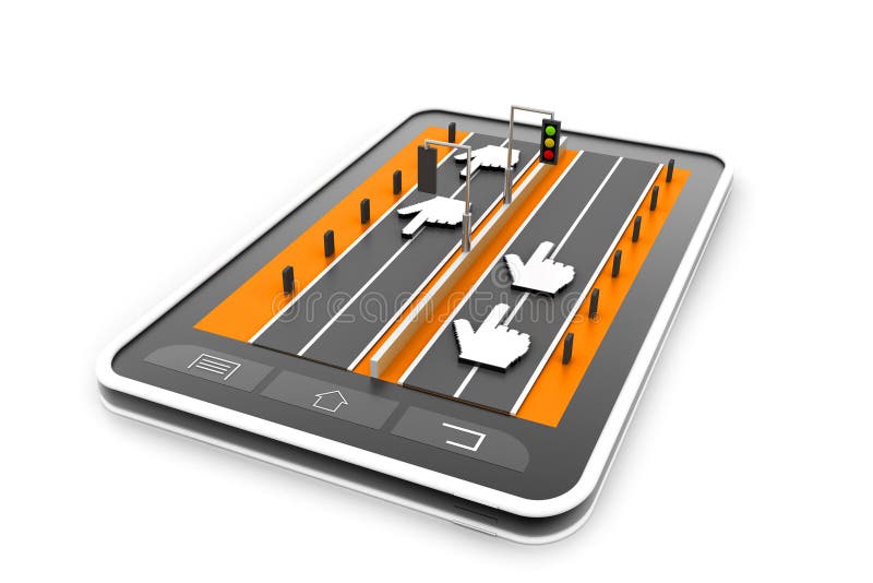 Website traffic stock illustration. Illustration of communication ...