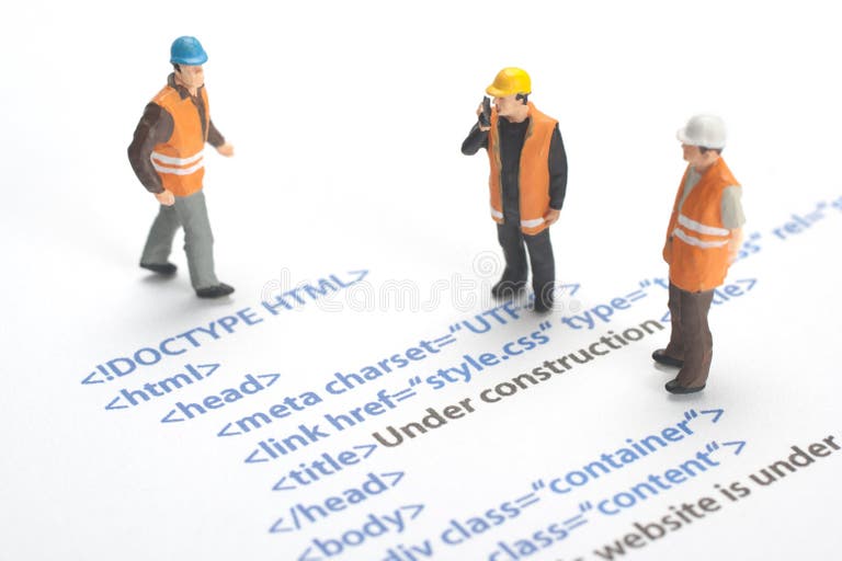 Website under construction stock image. Image of shot - 27041099