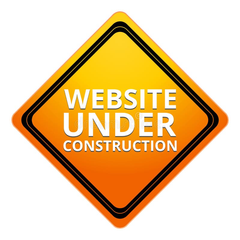 Website Under Construction Sign Stock Vector - Illustration of banner ...