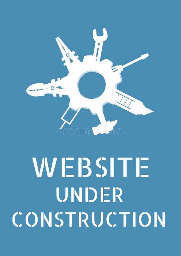 Website Under Construction Text Against Yellow Background Stock ...