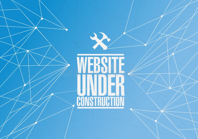 Website Under Construction Concept Illustration Stock Illustration ...