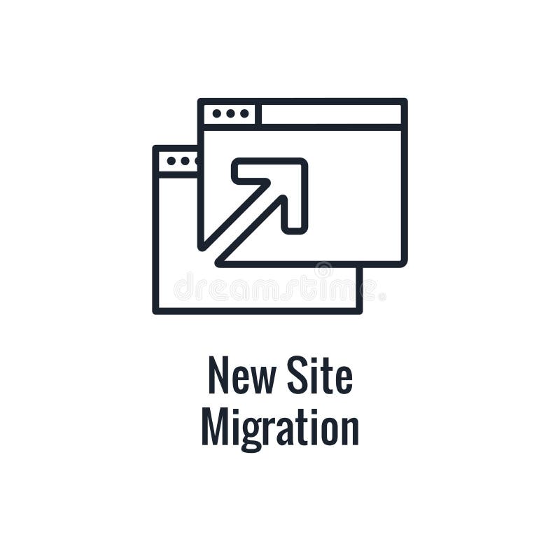 Website Update Icon - with Arrows Thin Line - Outline Imagery Stock ...