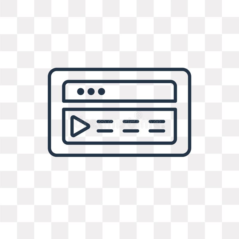 Website Vector Icon Isolated on Transparent Background, Website Stock ...