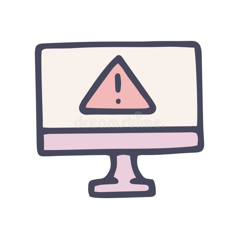 Warning RGB color icon stock vector. Illustration of isolated - 204322934