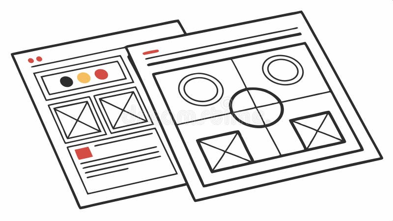 Website Wireframe Layout Web Design Template Ui Ux Mockup Grid 1408