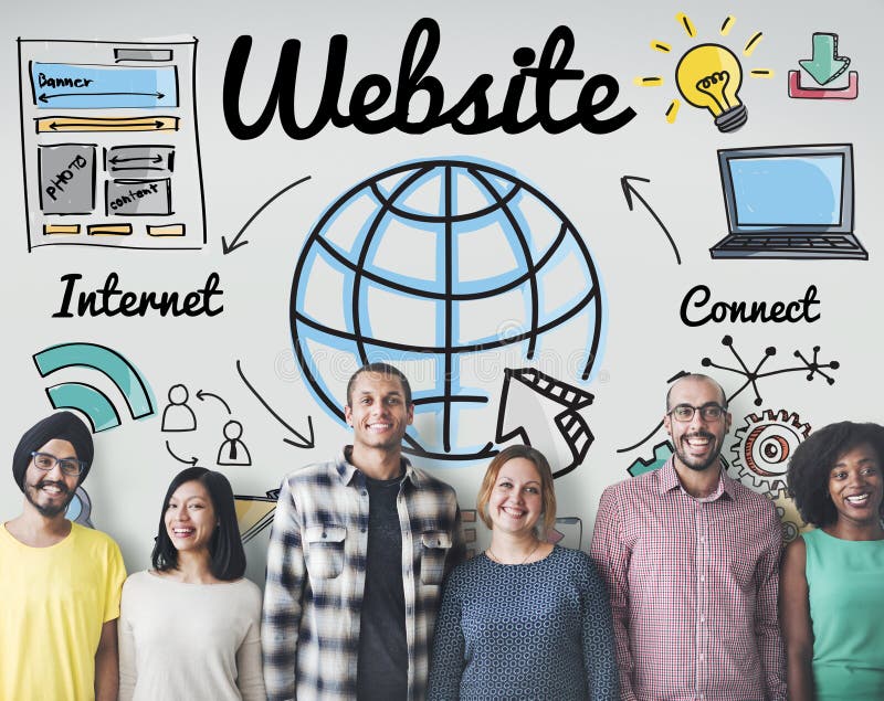 Website WWW Online Technology Global Concept Stock Photo - Image of ...