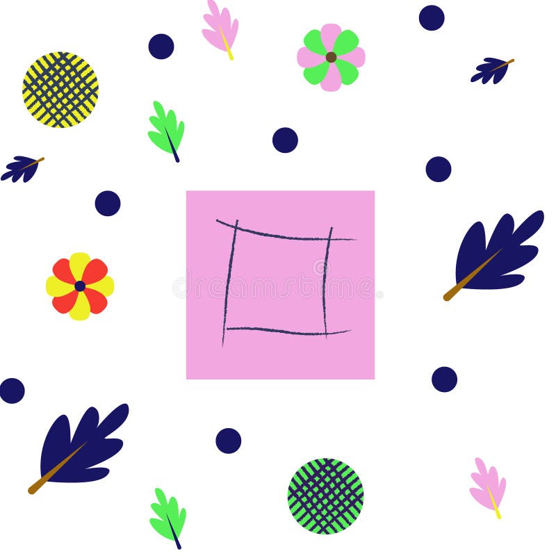 Spring chaos stock vector. Illustration of circle, line - 242610772