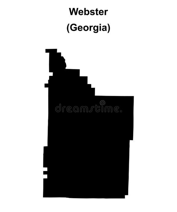 Webster outline map stock vector. Illustration of template - 357894797
